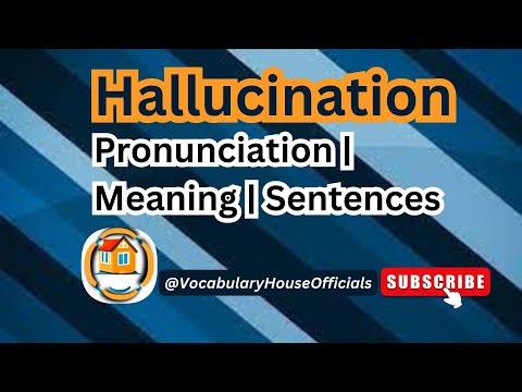 Pronounce Hallucination in British #vocabularyhouseofficials #pronounce #hallucination