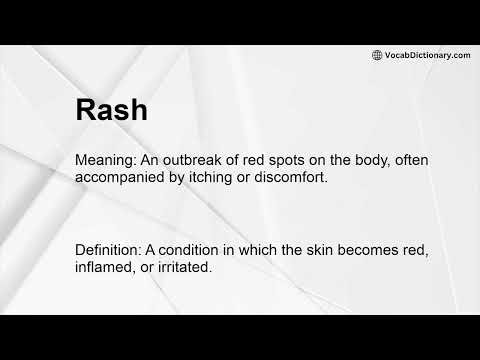 Rash Meaning