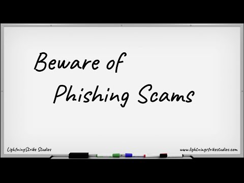 Beware of Phishing Scams