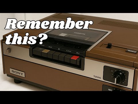 Remember When VCRs Felt Like the Future of Television? | The Sony Betamax SL-7200