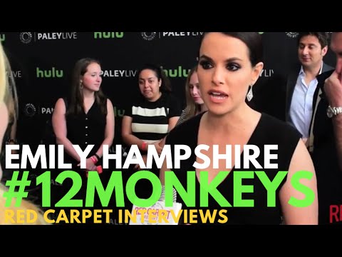 Emily Hampshire interviewed at the PaleyLive LA: An Evening with 12 Monkeys S2 Event #PaleyCenter
