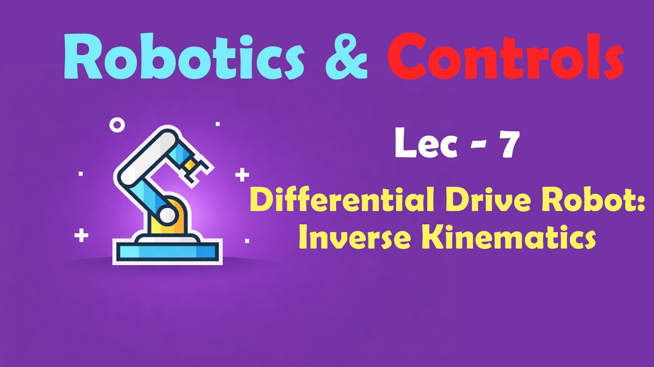 Differential Drive: Inverse Kinematics | Lecture-7 | Robotics and Controls