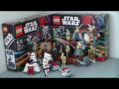 LEGO Star Wars: Battle Pack 7654 & 7655 Review (2 in 1)