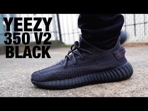 Adidas YEEZY Boost 350 V2 Black Non Reflective REVIEW & On FEET