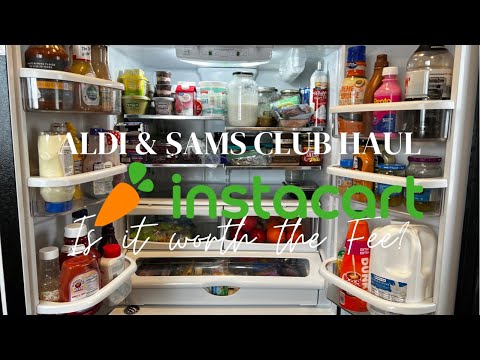 ALDI GROCERY HAUL || IS INSTACART WORTH THE FEE? || COMPARING MY TOTAL VS INSTACART! || FEB BUDGET