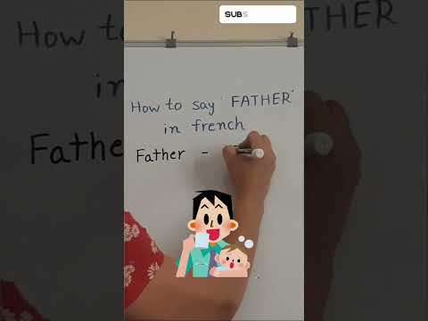 How to say FATHER in French - Learn French - Onward Academy | #fyp #shorts #foryou #viral