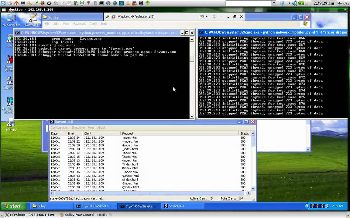 The sulley fuzzing framework! (A basic example walkthrough)