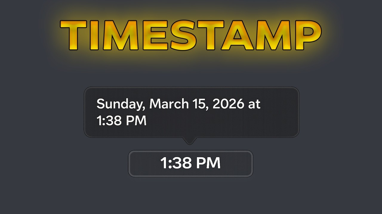 How to Make a Discord Countdown Timer Using Timestamps
