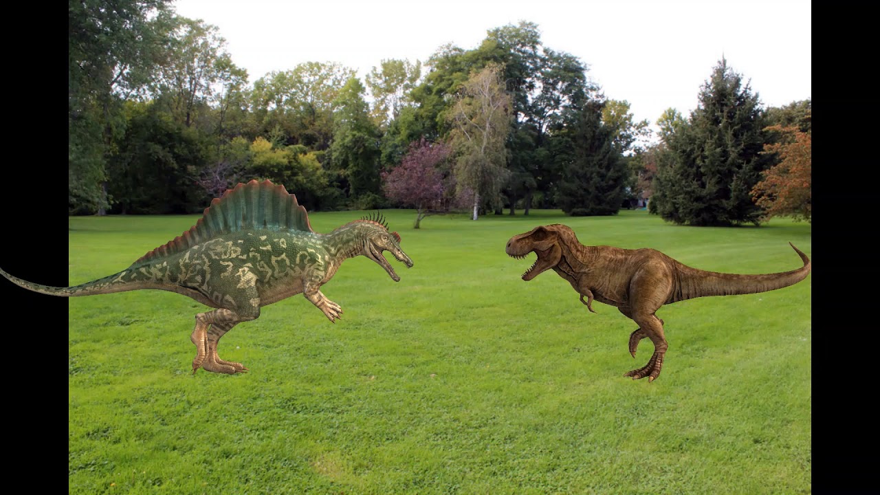 t rex vs spinosaurus wallpaper