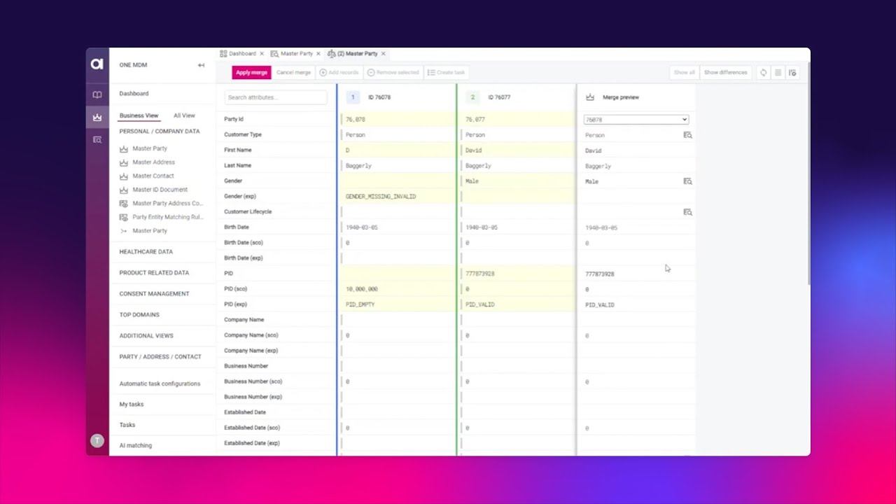 Ataccama ONE Platform | Ataccama