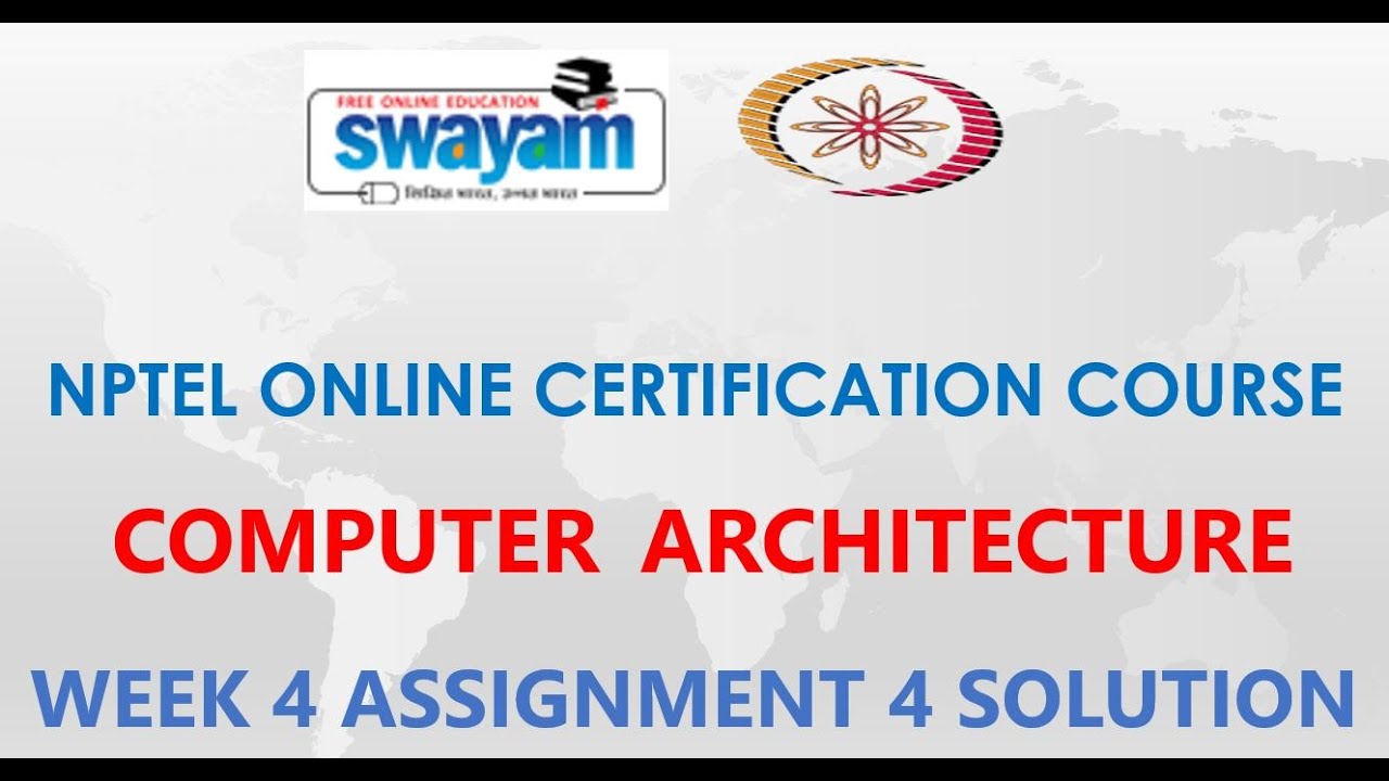 Computer Architecture | NPTEL | Week 4 | Assignment 4 Solution | Jan2021