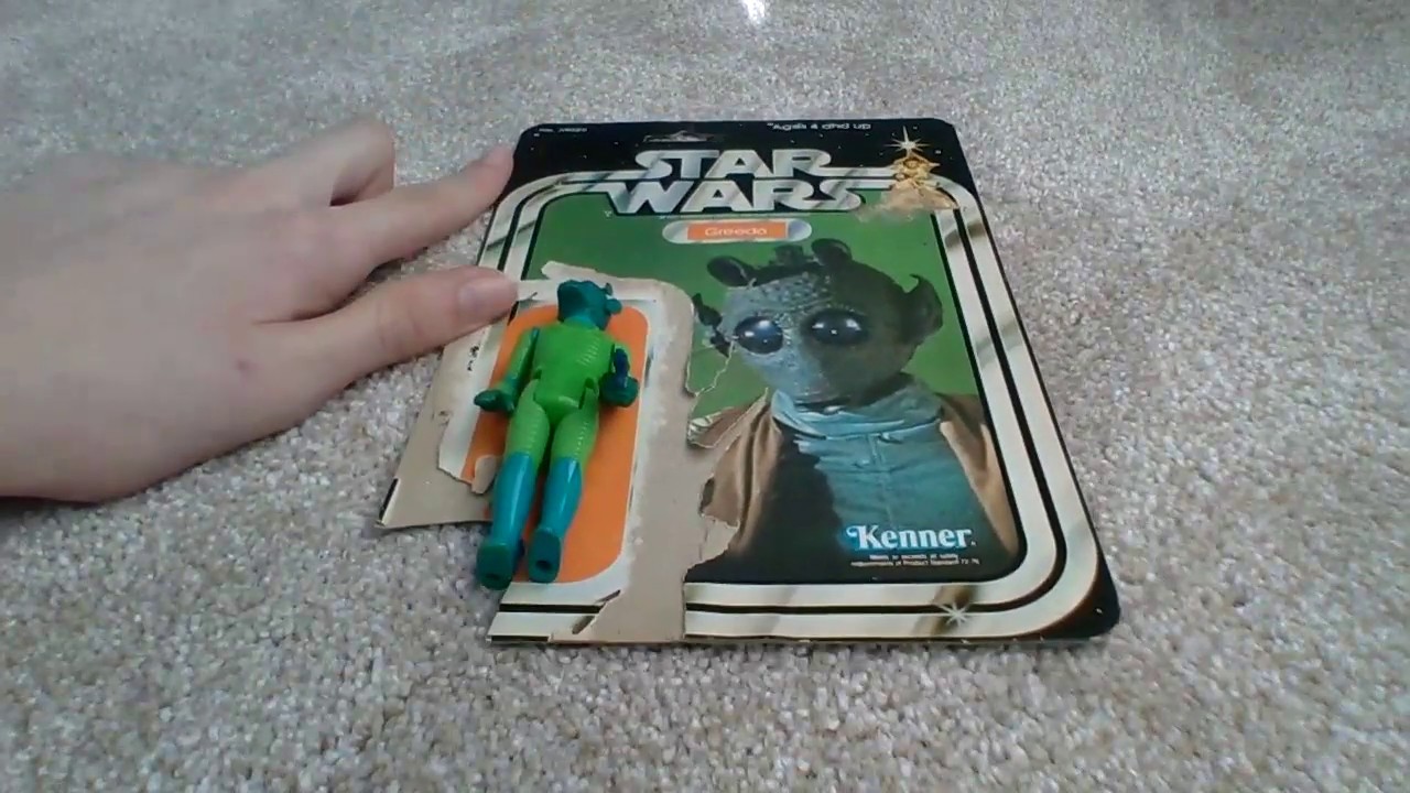 star wars action figure Greedo 1978