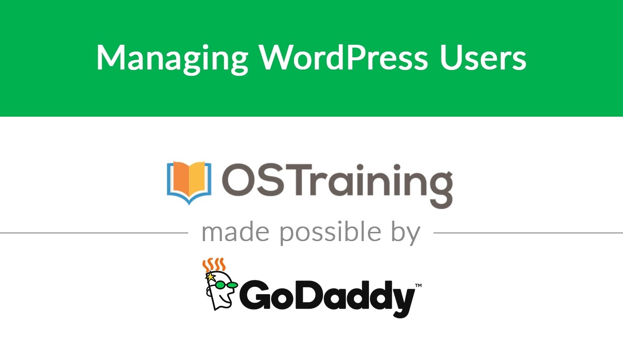 WordPress Beginner Tutorial #30: Managing WordPress Users