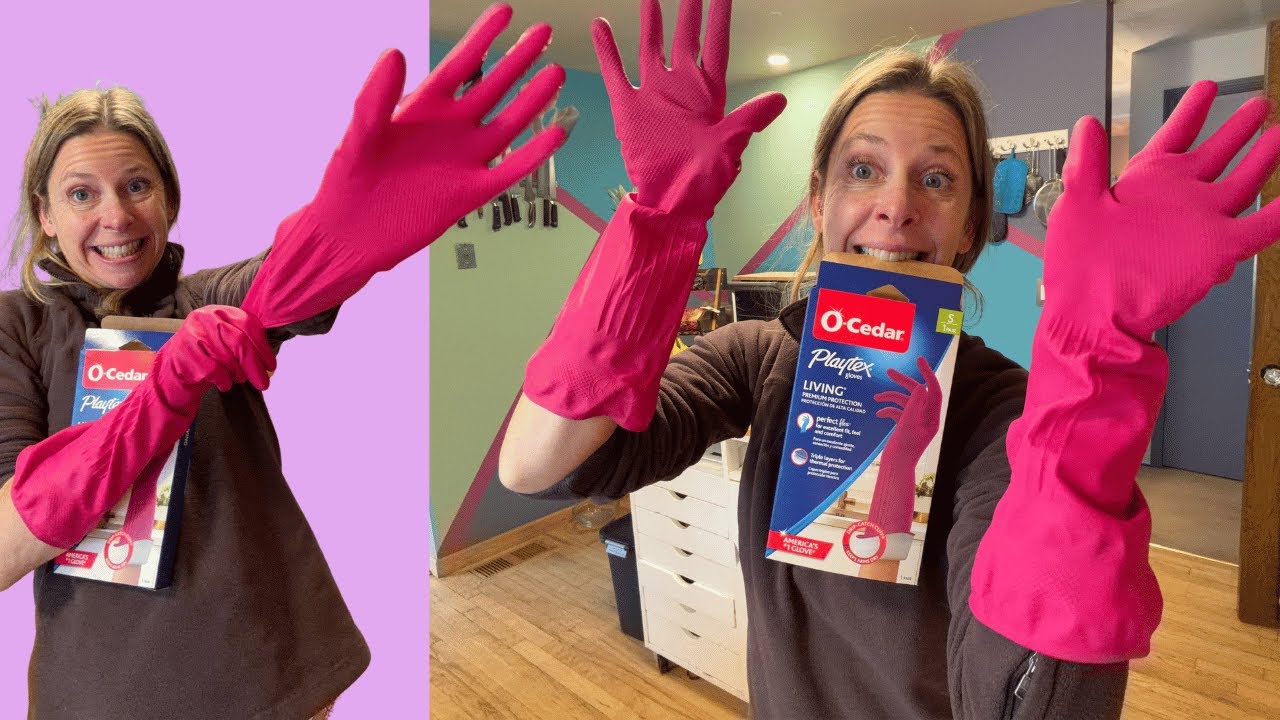 PLAYTEX LIVING Reusable Rubber Cleaning Gloves Review
