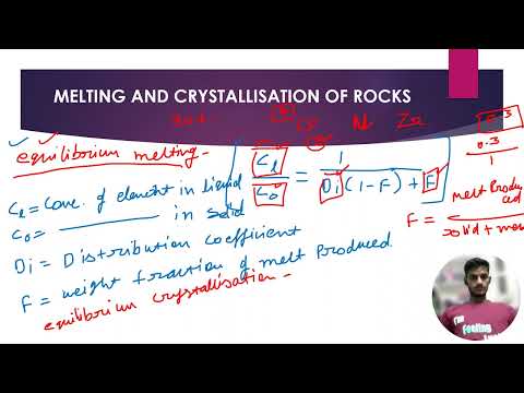 MELTING & CRYSTALLISATION OF ROCKS