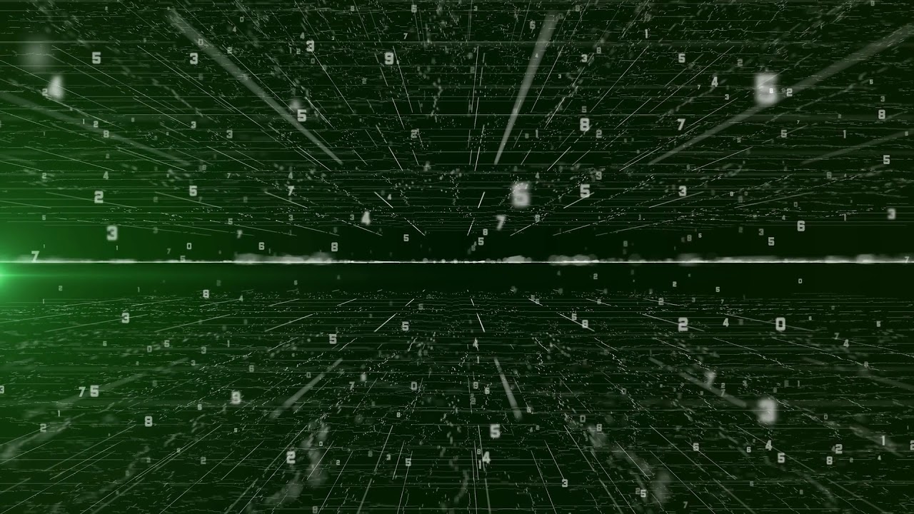 Digital binary code - Free 4k  motion background