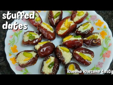 Stuffed dates | easy stuffed dates recipe | Ramadan special sweet | how to make easy stuffed dates
