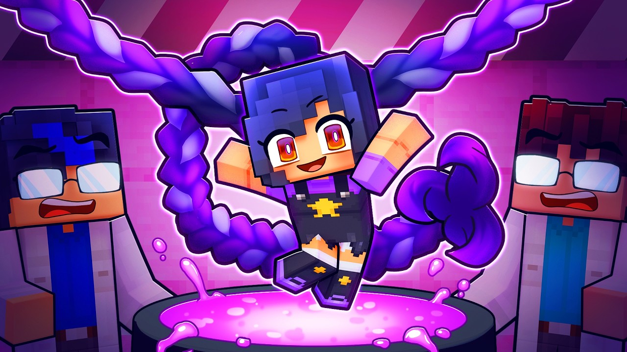 Playing as BABY LILY LOVEBRAIDS in Minecraft!