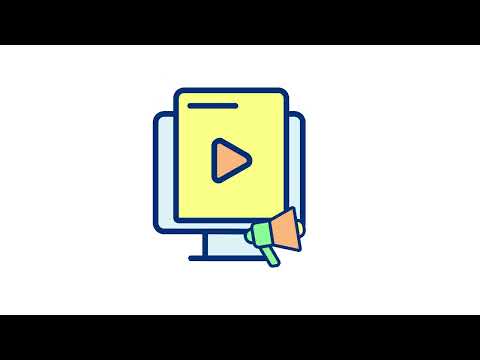 Animated video clip RGB color icon