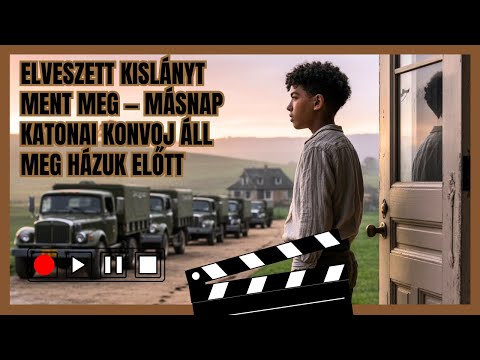 Fiú megment egy elveszett kislányt, másnap katonai konvoj áll meg a házuk előtt