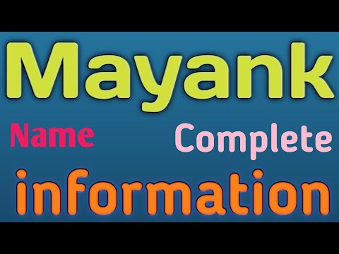 Mayank Name Meaning | Mayank Naam Ki Rashi | The Secret of Name