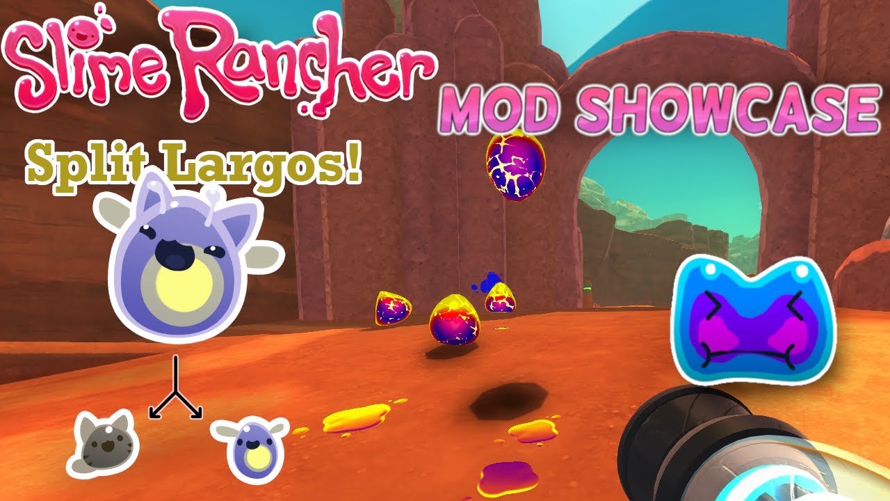 Splitter Slimes!! Slime Rancher Mod Showcase!