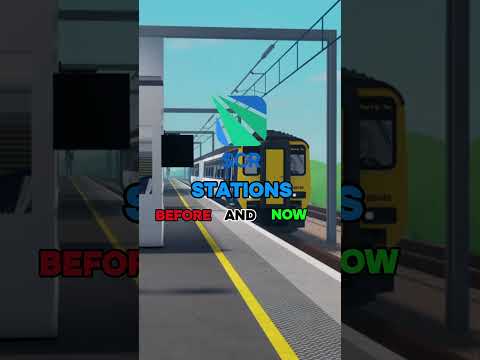 SCR stations THEN and NOW #scr #scr2.0 #roblox #train #lovescr #automobile #english #scr1 #minecraft