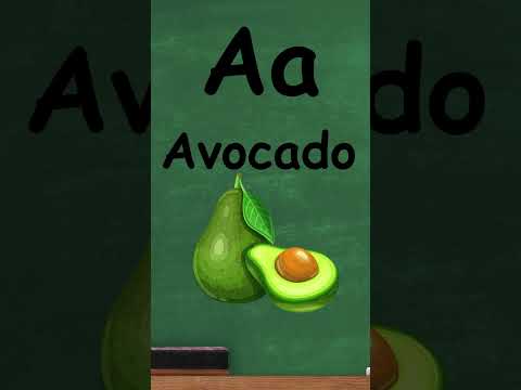 fruit starting with letter A  #abc #alphabet #learnalphabets