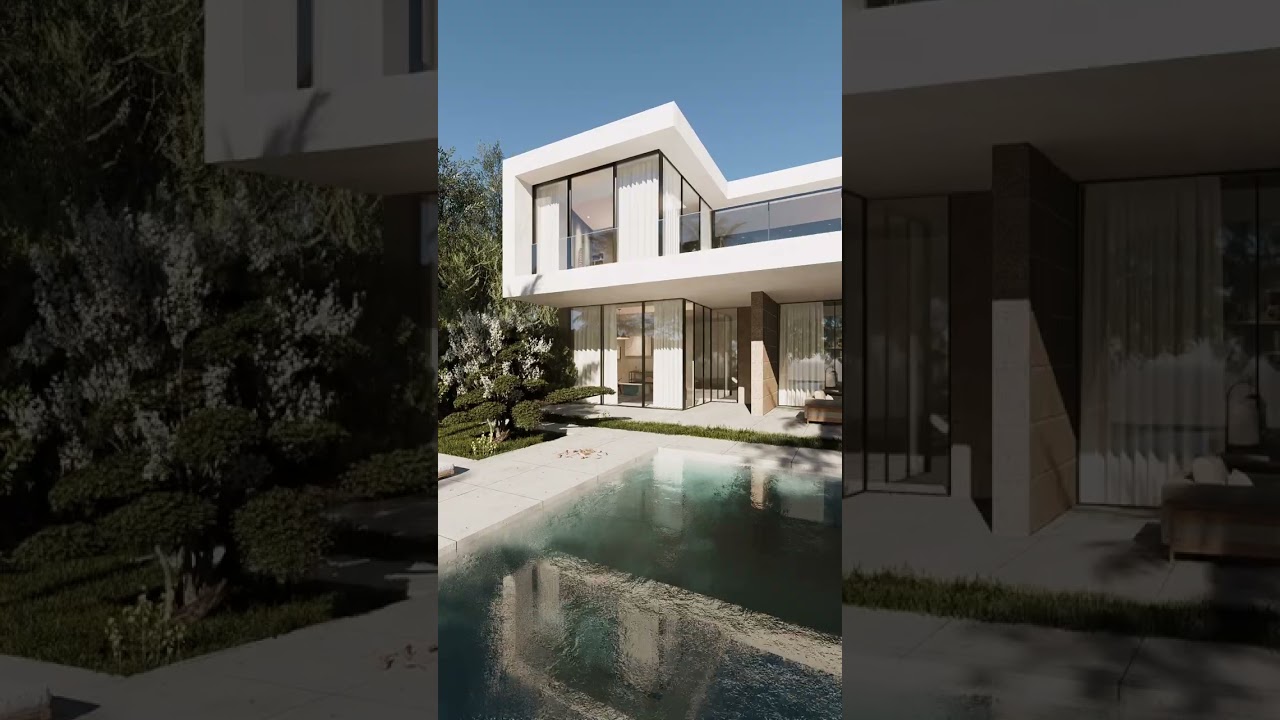 SketchUp + D5 Render | How I Created This Realistic Villa in 3D