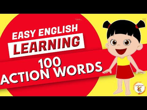 ACTION WORDS | SENTENCES | EASY ENGLISH