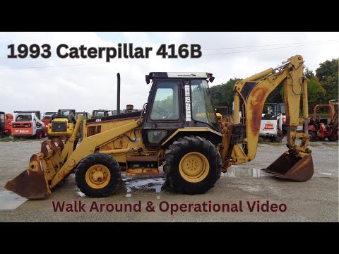 1993 Caterpillar 416B Walk Around & Operational $26,900