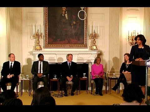 FLOTUS Michelle Obama Holds ’42′ Screening & Workshop At White House ...