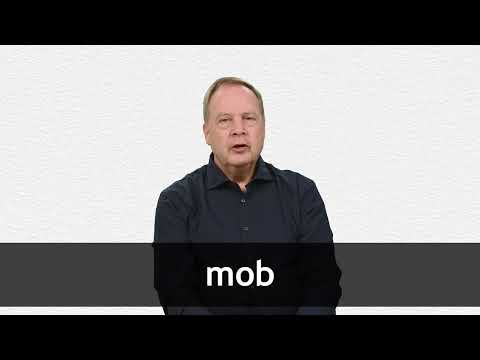 MOB definition in American English | Collins English Dictionary