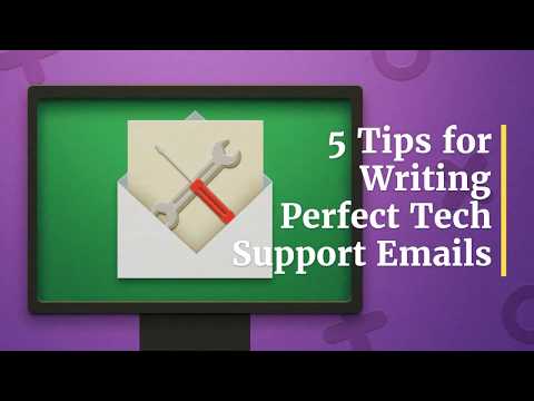 5 Tips for Writing Perfect Tech Support Emails