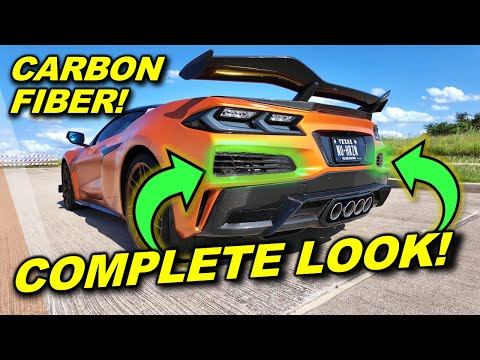Reviewing Carbon Fiber Rear Vent Grilles for C8 Z06 & ERAY Corvette!