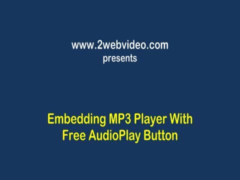 Embed MP3 Player In Your Website, Easy & Fast