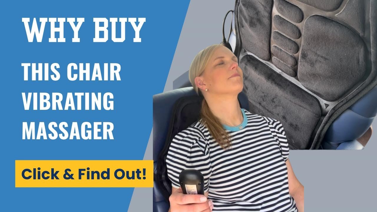 WHY I love this vibrating chair massager 