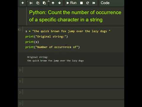 #python count the number of occurrence of a specific character in a string
