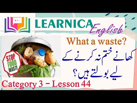 "what a waste" Learn English to Urdu Translation | Phrases, with real life examples Easy English L45