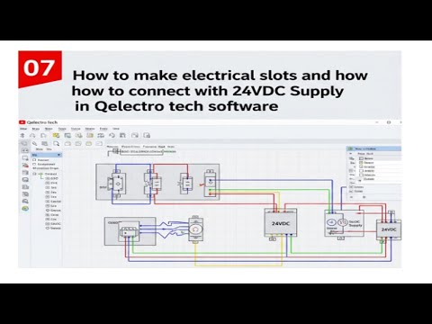 How make electrical slots and how to connect with 24VDC Supply .#newvideo #trending #engineering