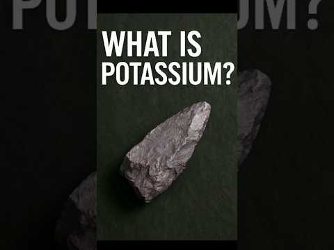 what is Potassium? ( Periodic table pt 19) #learnin1minute #facts #science