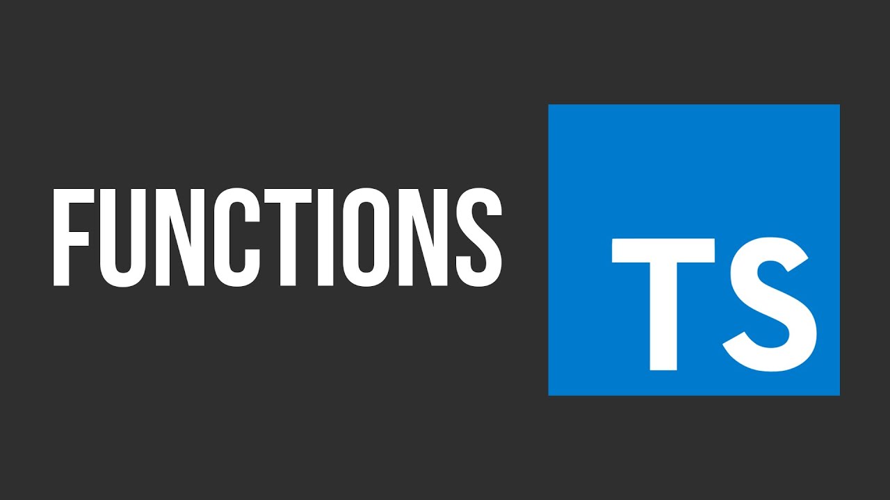 Typescript - 4. Functions, Parameter Annotations, and Void