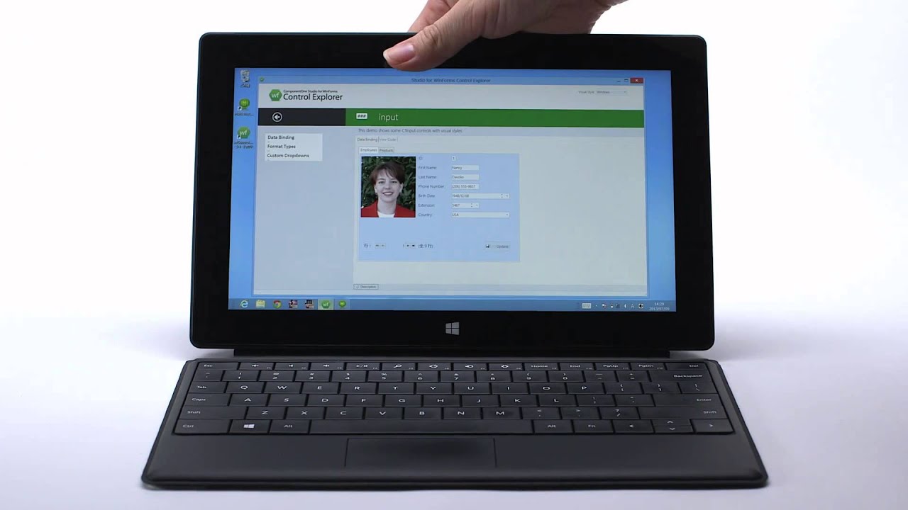 ComponentOne Studio® for Winforms with Touch Support