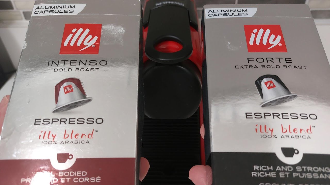 illy Espresso Capsules for Nespresso Classic Machines: Intenso Vs. Forte- Crema, Taste, Pod Size