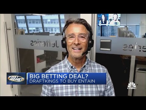 DraftKings drops as company makes $20 billion offer for U.K. betting giant Entain