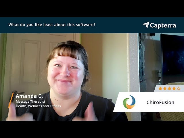 ChiroFusion Reviews 2025. Verified Reviews, Pros & Cons - Capterra