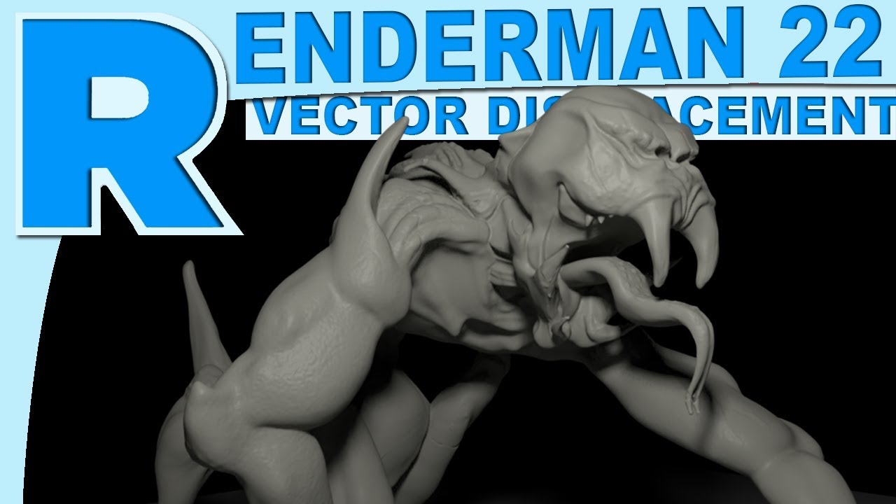 Renderman 22 Vector Displacments w/zBrush Tutorial