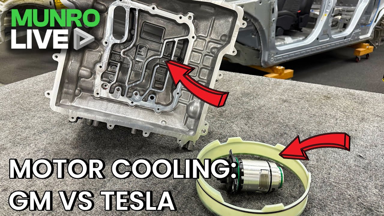 Inside EV Cooling Systems: Tesla vs GM Electric Motor Comparison