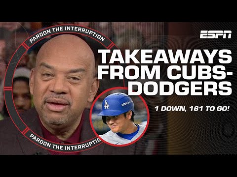The Dodgers should feel like CHAMPS & the Cubs look the SAMEโผ - Michael Wilbon | PTI