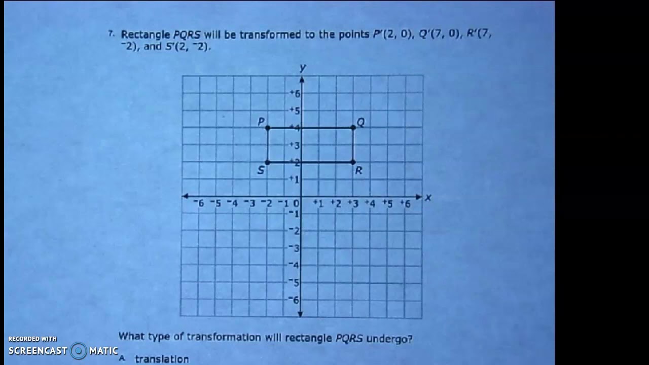 Transformation Worksheet